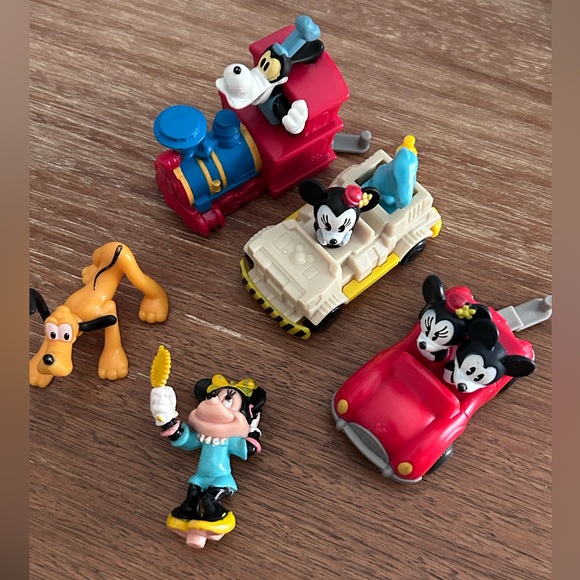 Disney | Toys | Mcdonalds 6 Toy Lot Goofy Train Mickey Mini Runaway ...